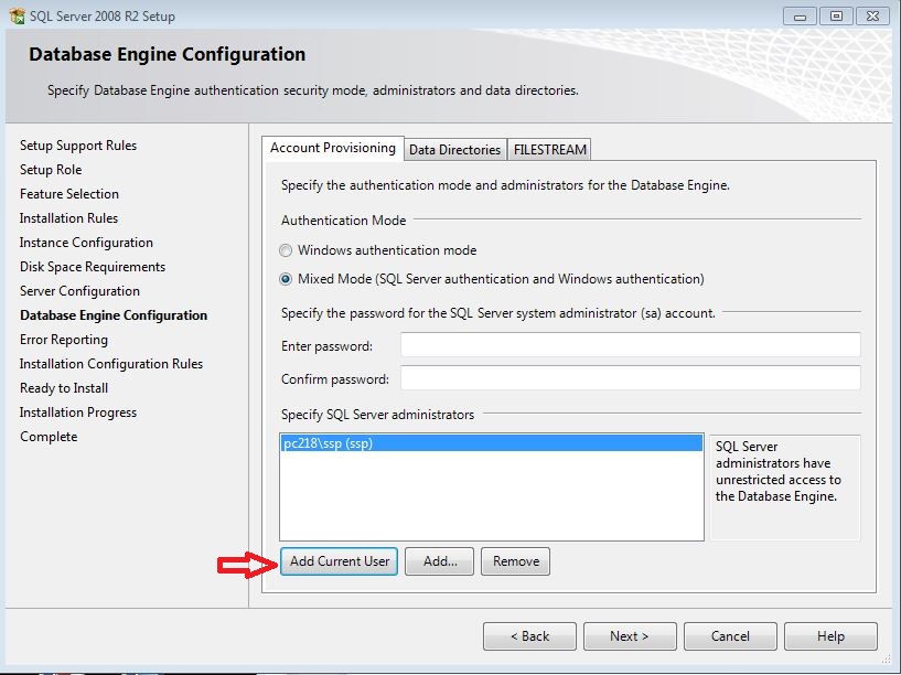 نصب نرم افزار حسابداری هلو در ویندوز ۱۰ در 15 دقیقه با SQL2008Enterprise